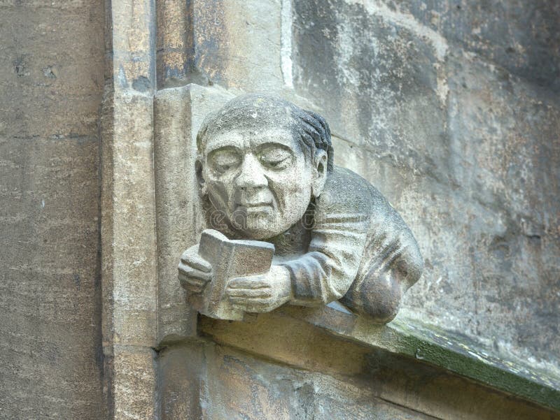 Grotesk stockfoto. Bild von akademisch, mann, buch, oxford - 39779194