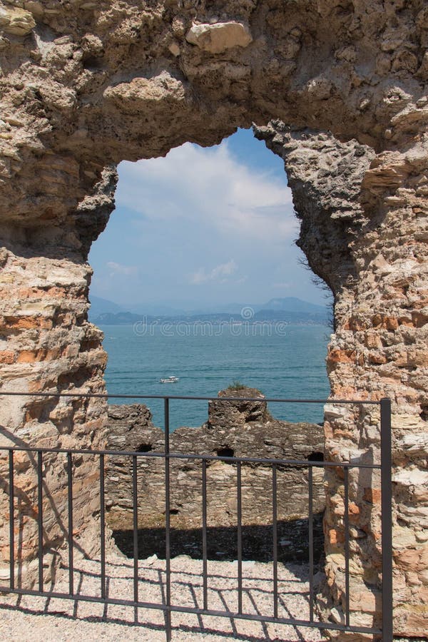 Grotte Di Catullo Roman Ruins on Lake Garda, Sirmione, Lombardy, Italy ... Grotte Di Catullo Roman Ruins on Lake Garda, Sirmione, Lombardy, Italy ...