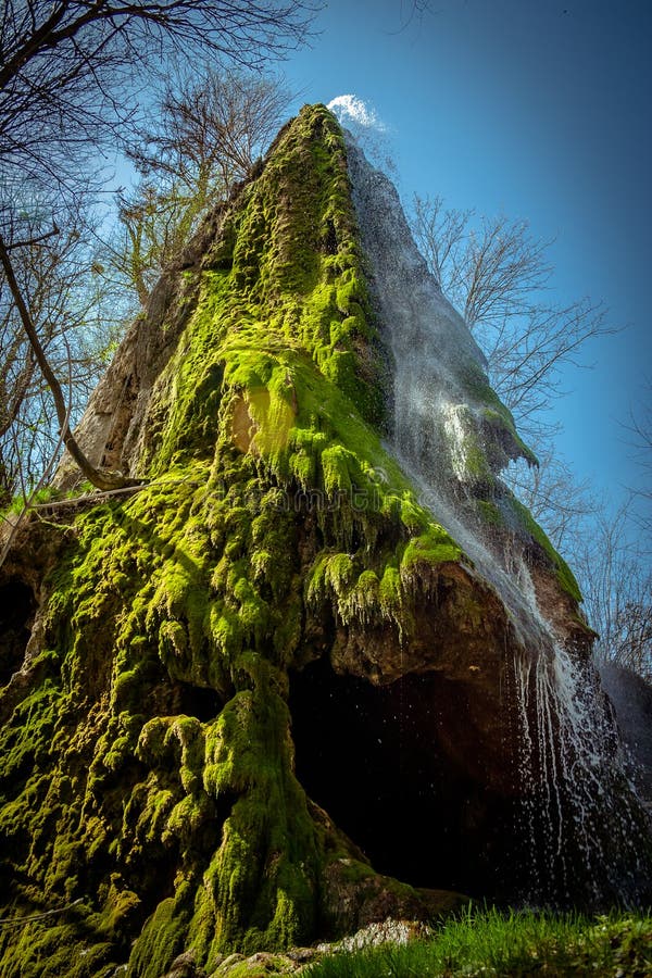Grotto Waterfall stock image. Image of park, tropical - 2594543