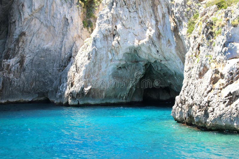 Grotto in Capri stock image. Image of capri, carved, nature - 56706525