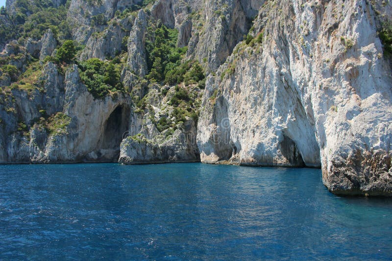 Grotto in Capri stock photo. Image of blue, capri, travel - 56706522