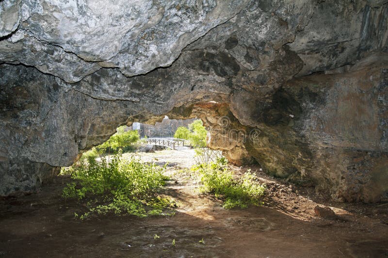 Grotto stock photo. Image of rocky, light, isle, rock - 41411420