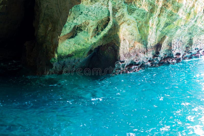 Grottoes in Rosh HaNikra in Israel. Stock Image - Image of field, rosh ...