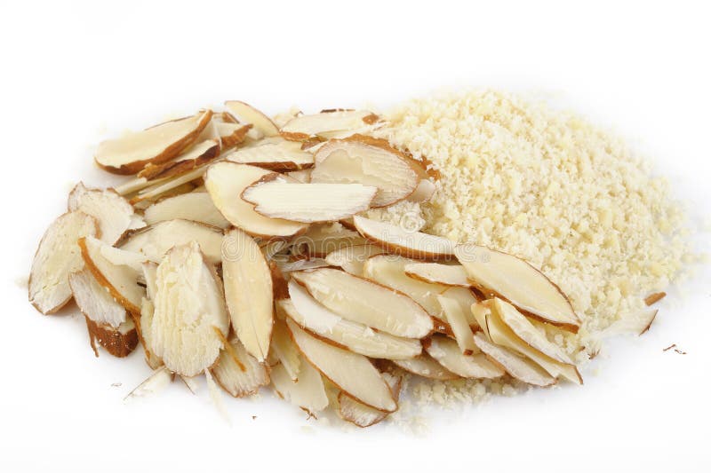 Ground almond stock photo. Image of sliced, heap, snack - 64484006