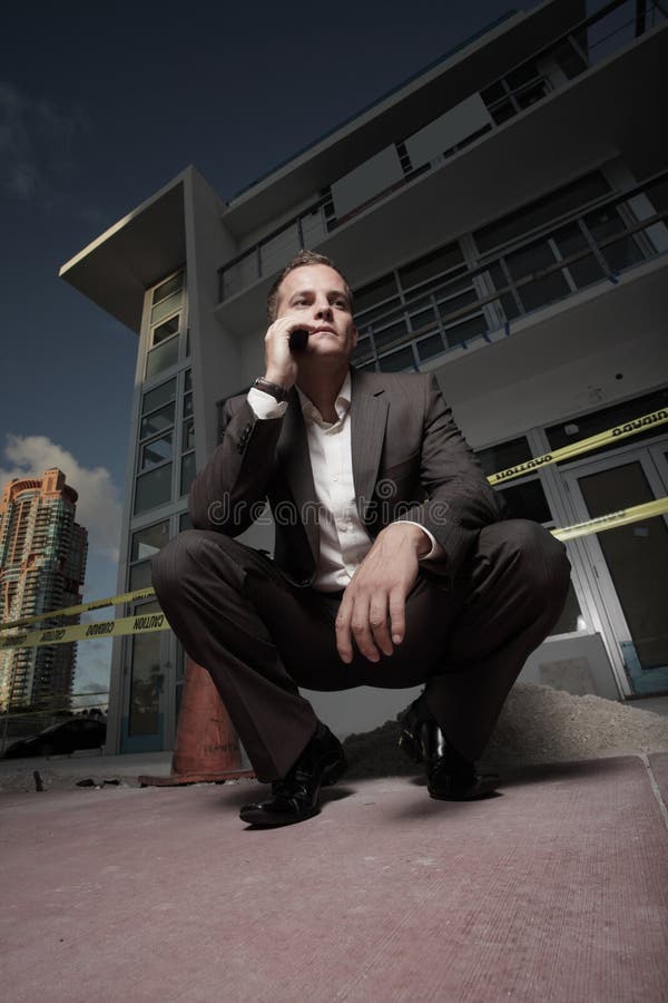 Ground Angle View of a Businessman Stock Image - Image of unusual ...