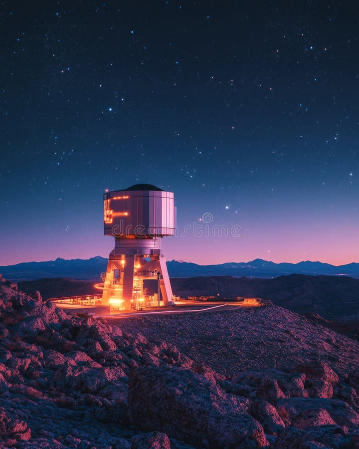 Ground-based Quantum Communication Station Shines Under Starry Night ...