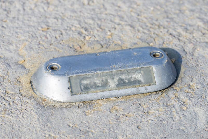 Ground beacon. stock image. Image of lights, guide, electricity - 66799997