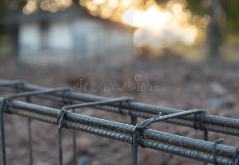 Ground Beam of Structure Building Stock Photo - Image of civil ...