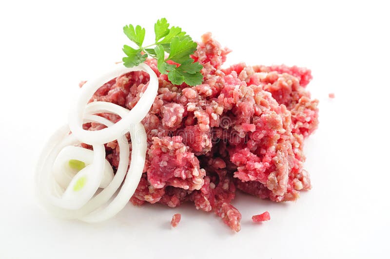 Ground beef stock image. Image of beef, uncooked, platter - 14253169