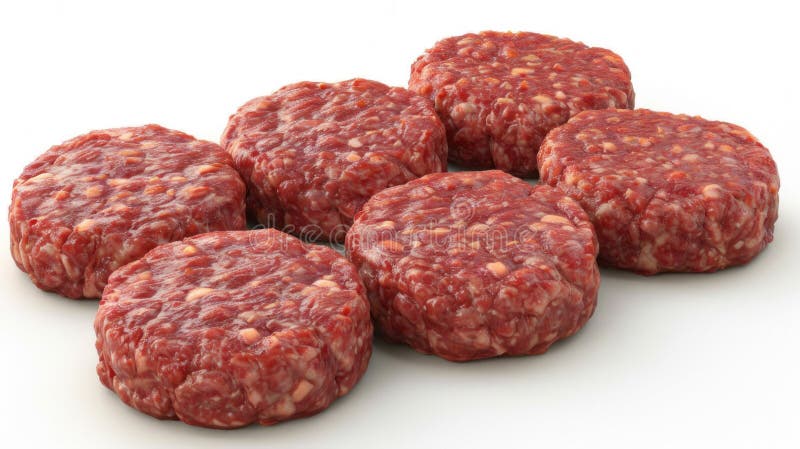 Ground Beef Patties White Surface Stock Photos - Free & Royalty-Free ...