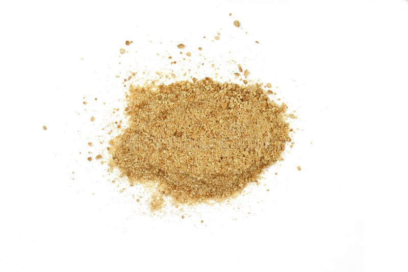 Ground Biscuits on Isolated Stock Image - Image of corn, flour: 252755571