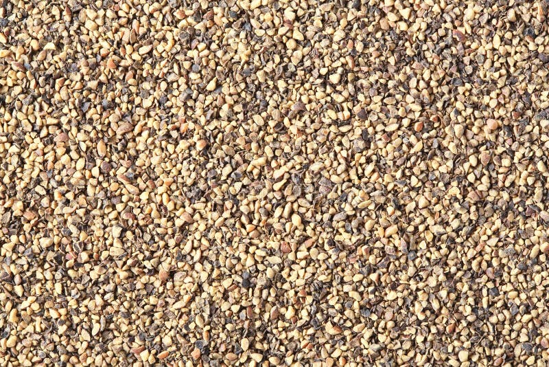 Ground Black Pepper Powder in Spice Condiment Glass Bottle with Label ...