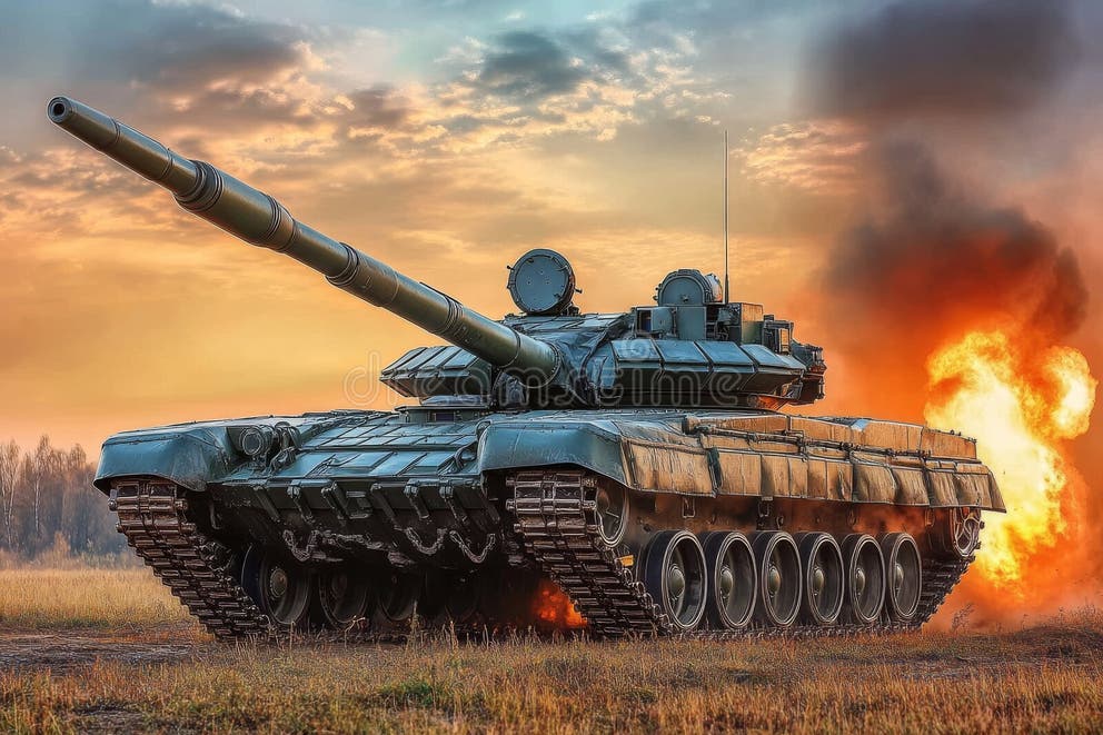 The Ground Campaign Features the Use of Multiple-barreled Rockets Stock ...