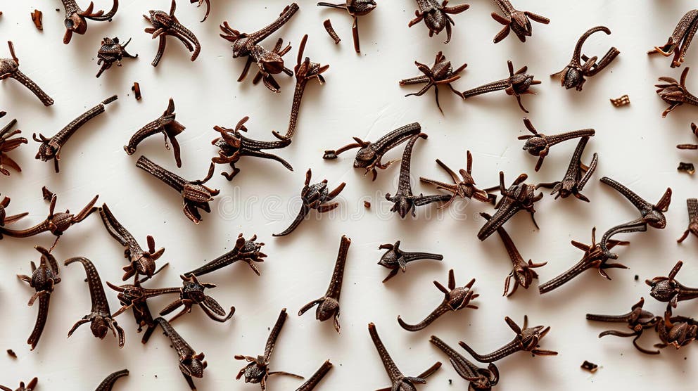 Ground Cloves Captured from a Top Down Perspective, Creating a ...