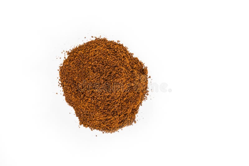 Ground Coffee Freshly Extracted and Ground Stock Image - Image of ...
