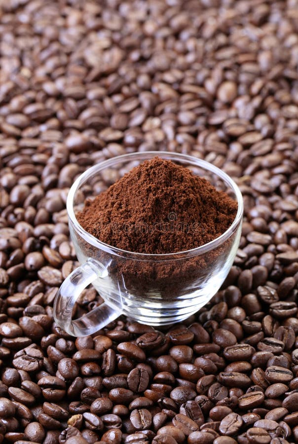 Ground coffee stock image. Image of nonalcoholic, ground - 19193659