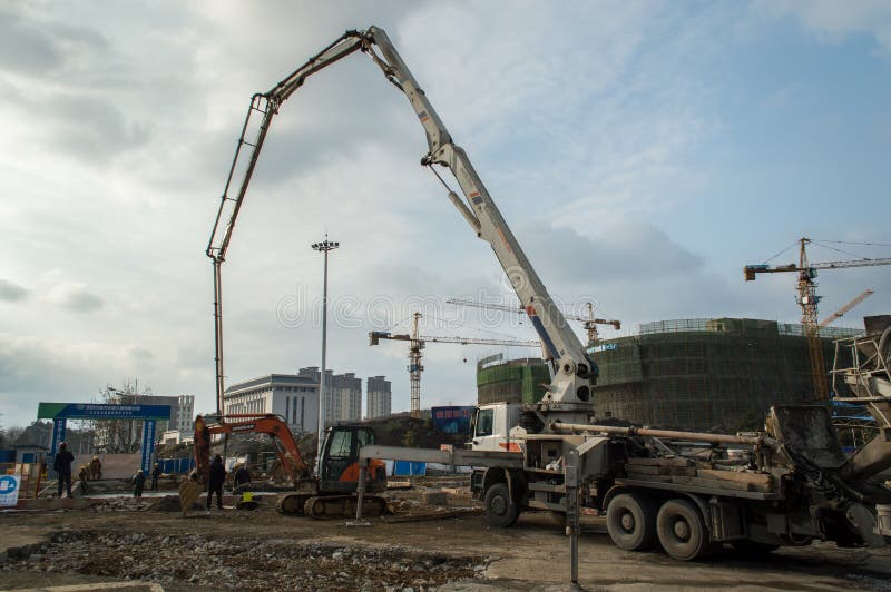 Ground construction site 3 editorial stock image. Image of large - 65554849