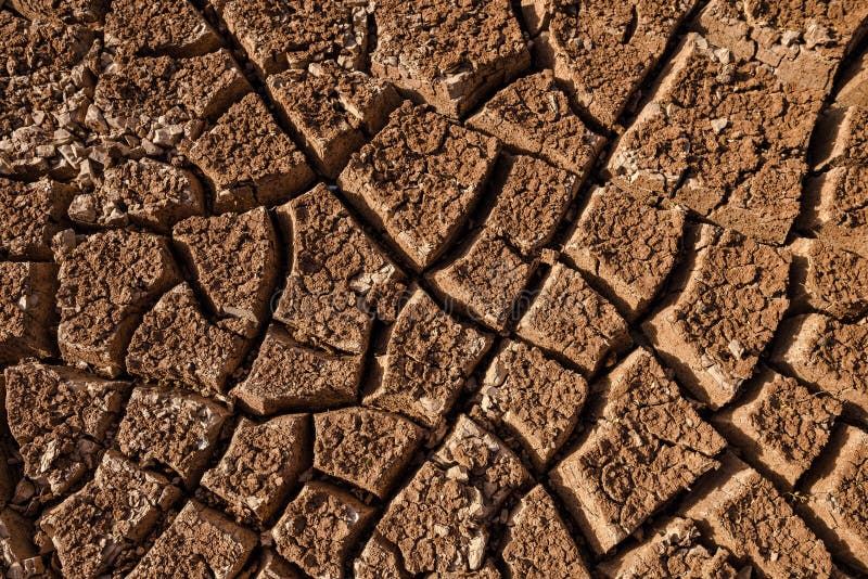 Ground Cracked by Drought Close Up Stock Image - Image of national ...