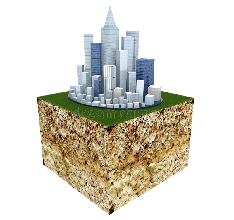 Skyscraper section stock vector. Illustration of draft - 13450931