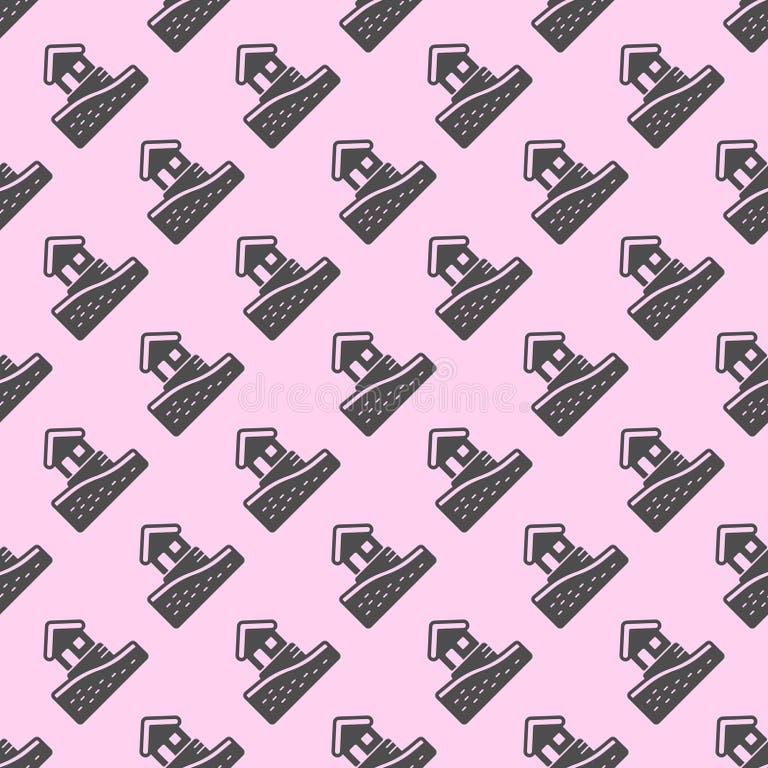 Ground Cut and House Foundation Solid Seamless Pattern, Construction ...