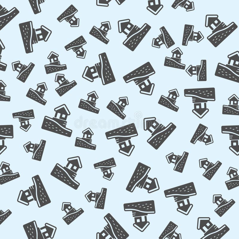 Ground Cut and House Foundation Solid Seamless Pattern, Construction ...