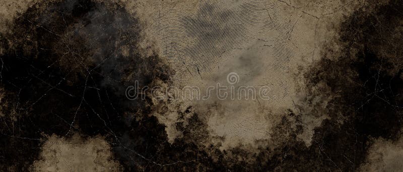 Ground Dark Brown Grey Cracked Dark Marbled Scratched Background with ...