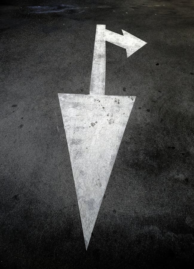 Ground direction arrow stock photo. Image of outdoor - 389970210