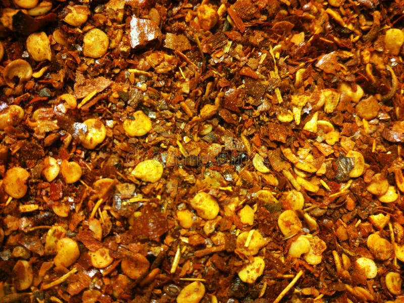 Ground Chillies in a Bowl stock photo. Image of bowl - 49888238