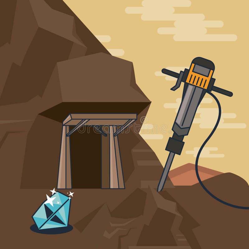 Diamond Mining Clipart Free