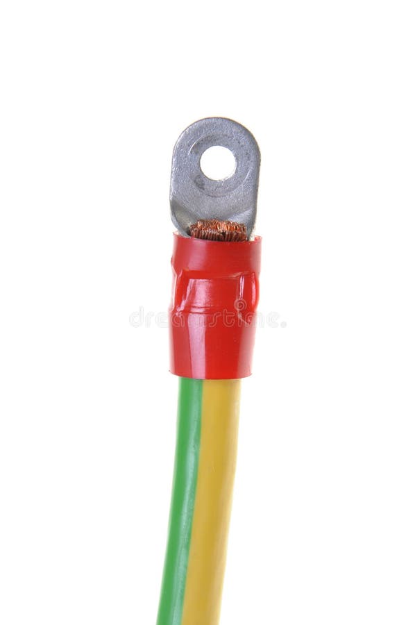 Electrical grounding cable stock image. Image of isolated - 31174531