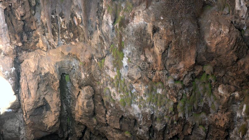 Ground Floor of the High and Deep Cave Pit Stock Video - Video of ...