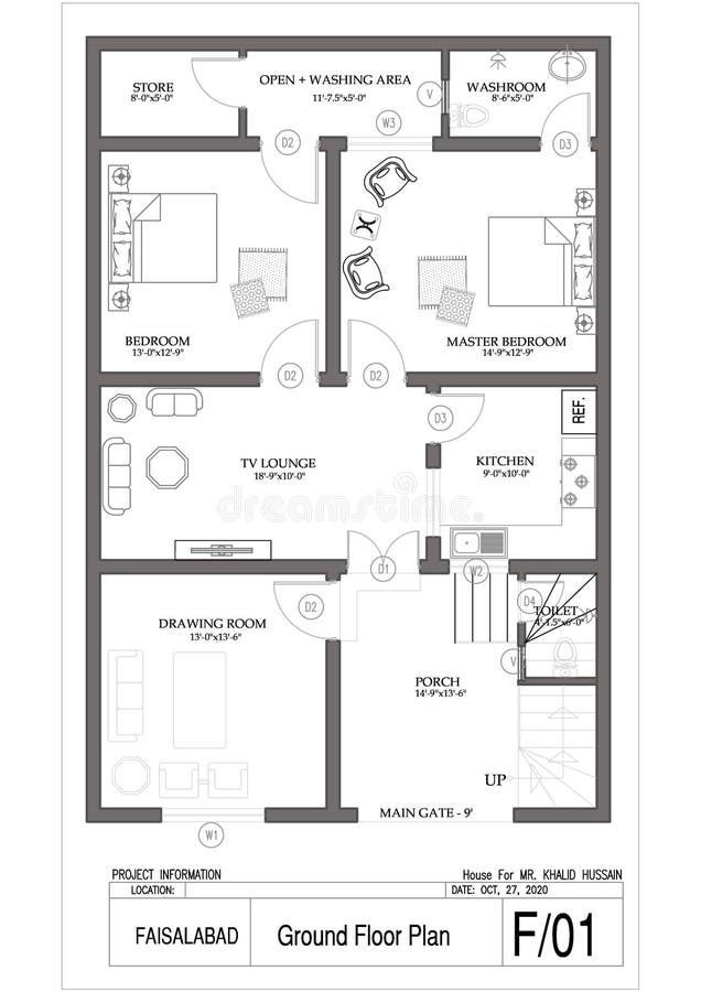 Small House Floor Plan Layout
