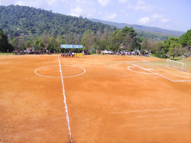 Ground football field editorial photo. Image of nature - 92166226