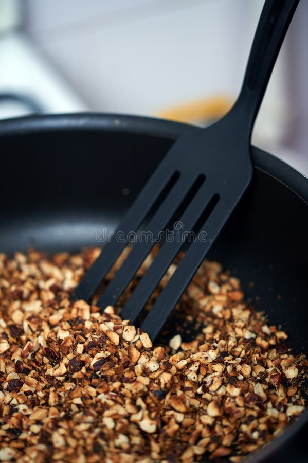 Ground fried nuts stock image. Image of healthy, food - 50324785