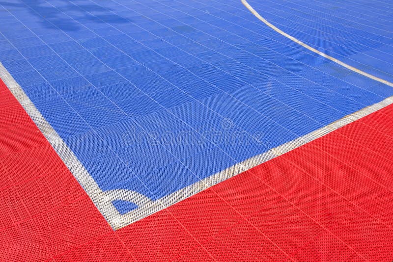 Ground Futsal. Futsal Plastic Court Flooring Tiles Texture Floor Stock ...