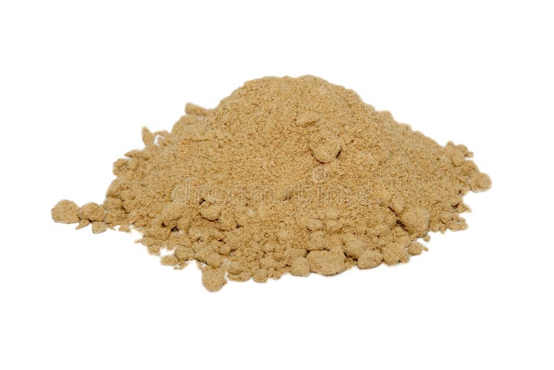 Ground Dry Ginger Flour. Fresh Whole and Chopped Ginger Root Stock ...