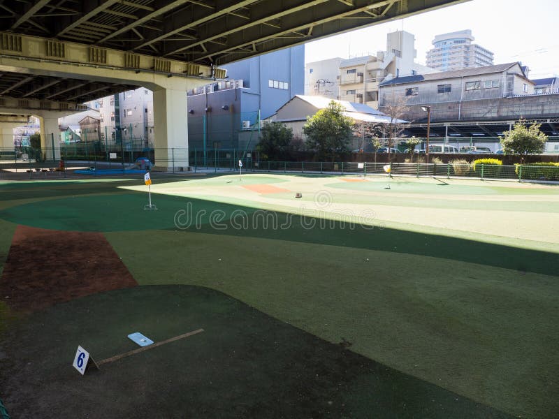 Ground Golf, Japan stock photo. Image of facility, building - 122860636