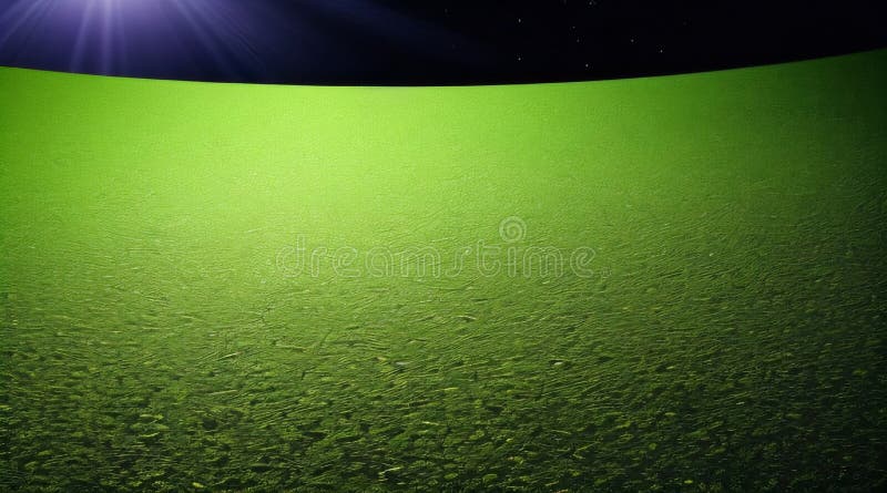 Ground with Lamp Single Light on Top Stock Illustration - Illustration ...