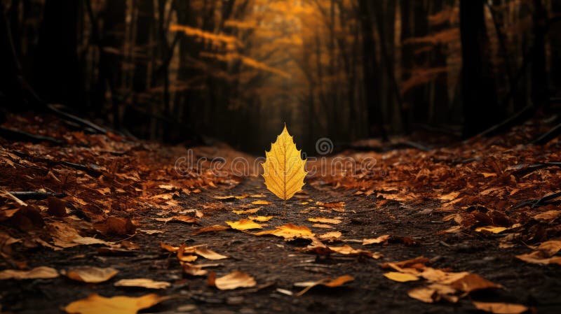 Ground leaf arrow stock illustration. Illustration of shape - 361946344
