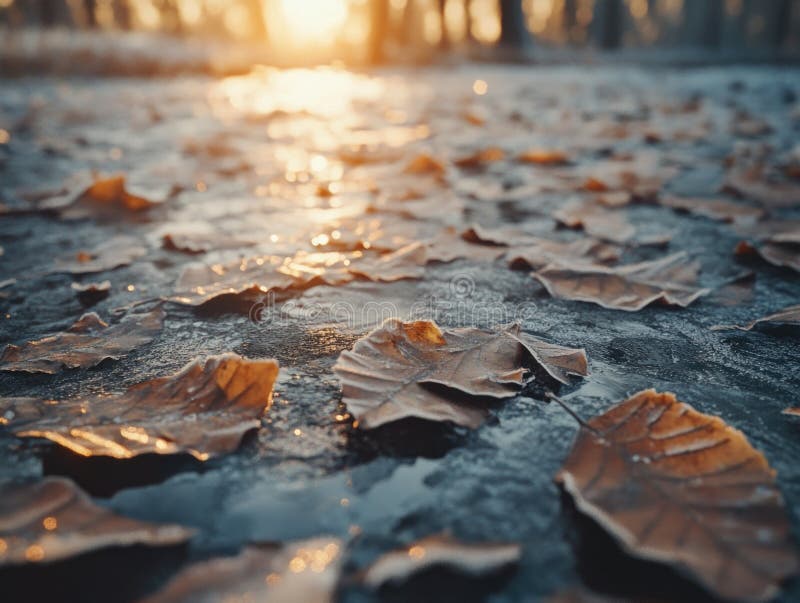 Ground Leaves stock image. Image of nature, earthy, autumn - 378707529