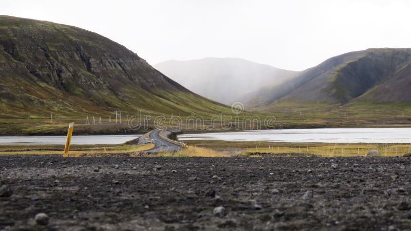 Ground Level Road stock photo. Image of cloudy, ground - 85873706