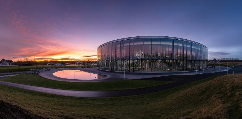 A Ground-level View of Advanced Architectural Skyscrapers Stock Image ...