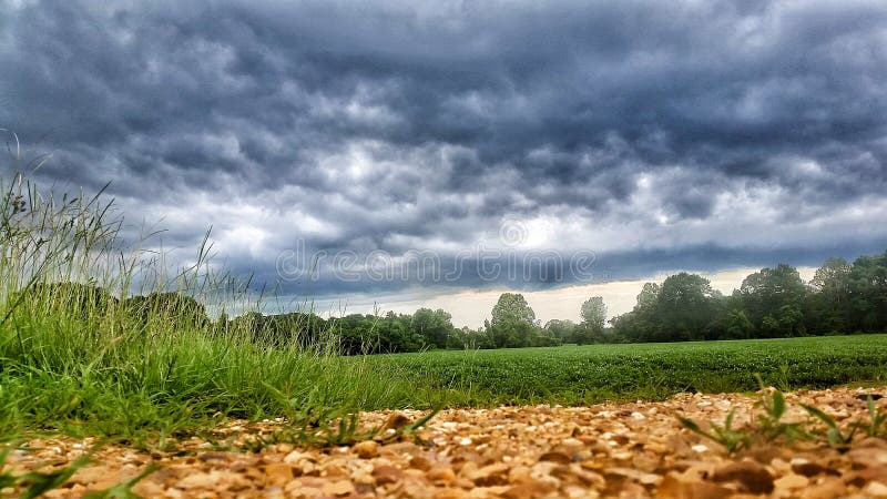 Ground level view stock photo. Image of rolling, storm - 74807922