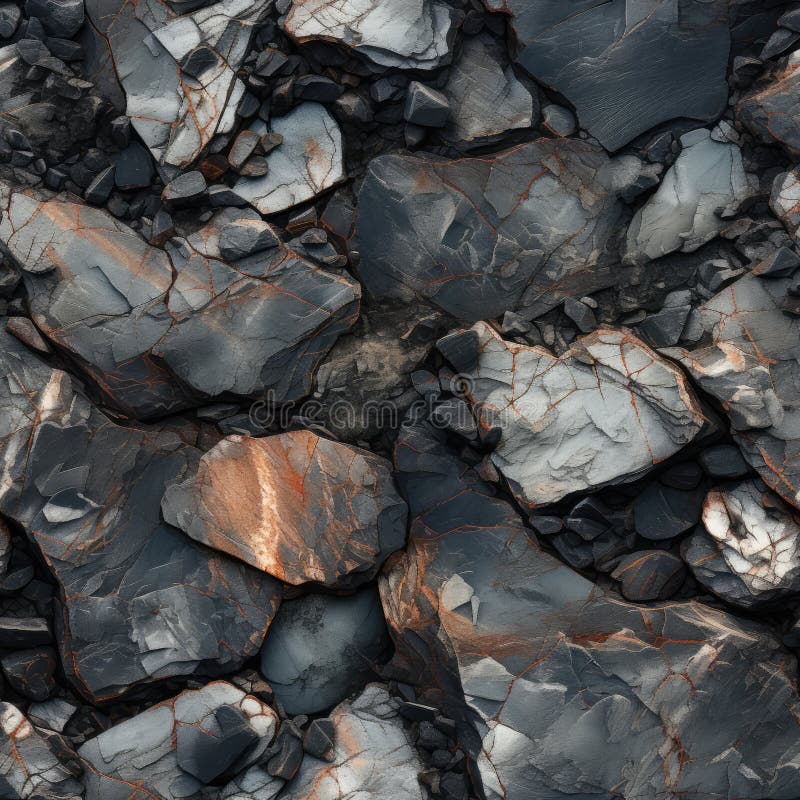 Ground Made of Broken Rocks Stock Image - Image of repetetive, tiles ...