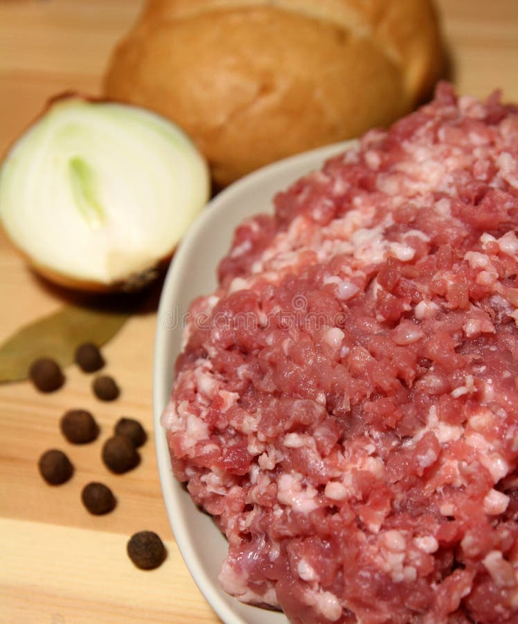 Ground Meat stock image. Image of mince, meat, onion, cook - 3842033