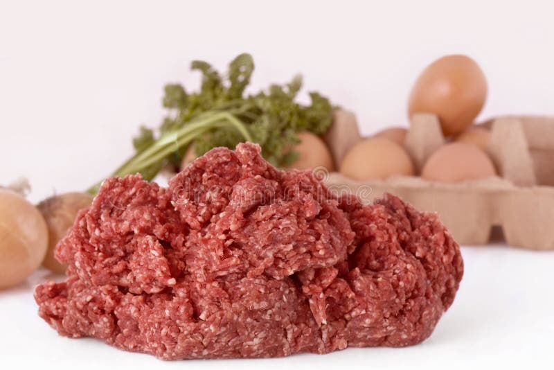 Ground meat stock image. Image of fresh, hash, hamburger - 8034539