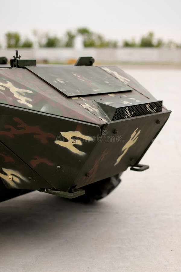 Ground Military Robot for Evacuation of the Wounded Stock Image - Image ...