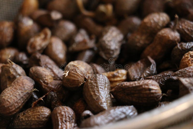 Ground Nuts with Boiled in a Bowl Stock Photo - Image of blur, nuts ...