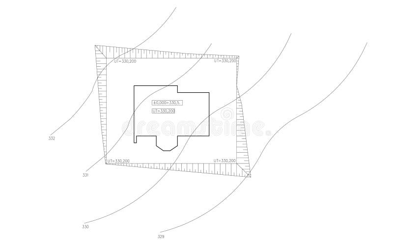 Ground plan stock vector. Illustration of architect, modern - 23595990