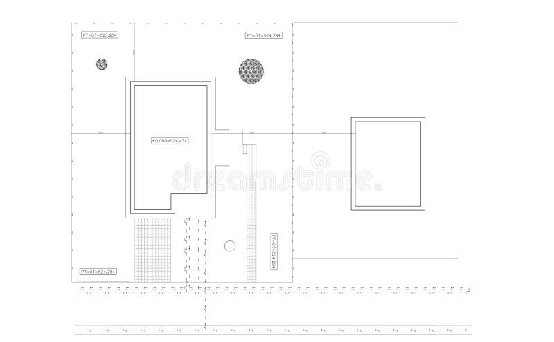 Ground plan stock vector. Illustration of architect, modern - 23595990
